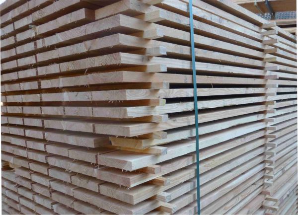 Lärchenbretter sägerauh, Lärche-Bretter 24 x 140mm | Holz-Wohnen-Garten.de